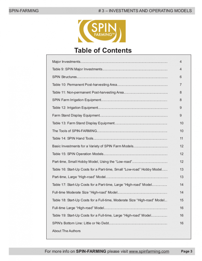 SPIN-Farming Illustrated - Grow food. Make money